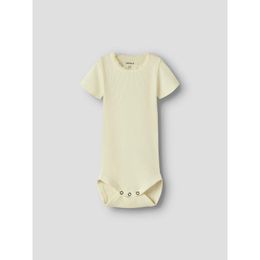 name it Jungen Kurzarmbody &raquo;NBFKAB SS BODY NOOS&laquo; Baumwollmischung, Kurzarm 74, N-Gr