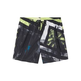 John Devin Damen Badeshorts mit grafischen Elementen XL, N-Gr