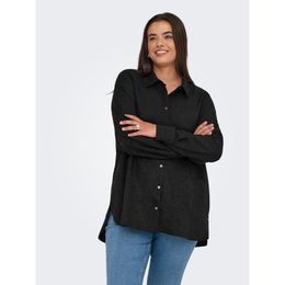 Only Carmakoma Damen Only CARMAKOMA Hemdbluse &raquo;CARBAY LS SHIRT WVN BF&laquo; schwarz 42
