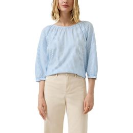 s.Oliver Damen s.Oliver Klassische Bluse mit Streifen Muster 44