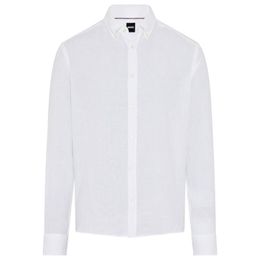 BOSS Herren BOSS Leinenhemd &raquo;LIAM&laquo; mit Button-Down-Kragen, regular fit L, N-Gr