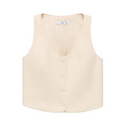 Mango Anzugweste 'Iguana'' Damen Gr&ouml;&szlig;e 40 creme
