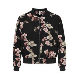 Only Carmakoma Damen Only CARMAKOMA Bomberjacke &raquo;CARLUX LIFE LS BOMBER JACKET NOOS&laquo; Materialmix, regular fit 44