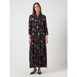 Y.A.S Damen Hemdblusenkleid &raquo;YASSAVANNA LONG SHIRT DRESS&laquo; Sommerkleid, mit 3/4 &Auml;rmel L, N-Gr