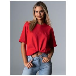 TRIGEMA Damen T-Shirt &raquo;TRIGEMA Heavy Oversized T-Shirt&laquo; 1 Stk. rot S