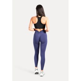 Smilodox Leggings Lesedi Seamless Scrunch in Dunkelblau | Gr.: M