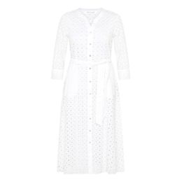 BETTY & CO BETTY & CO Hemdblusenkleid mit Bindeg&uuml;rtel in Wei&szlig; | Gr.: 38