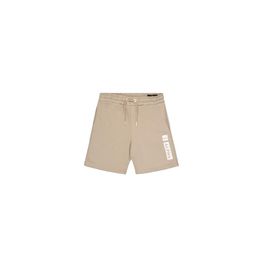 Alpha Industries Herren Shorts &raquo;Alpha Puff Print Short&laquo; beige XS, Normalgr&ouml;&szlig;en