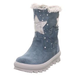 Superfit Kinder Winterstiefel &raquo;FLAVIA WMS: Mittel&laquo; Snowboots mit wasserdichter GORE-TEX, Gr&ouml;&szlig;enschablone zum Download silber 28