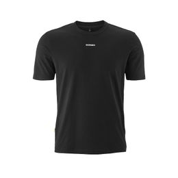 Gonso Herren Rundhalsshirt &raquo;Off-Bike T-Shirt M&laquo; Herren T-Shirt mit Logo, Off-Bike Shirt, K&ouml;rpernahe Passform schwarz XL