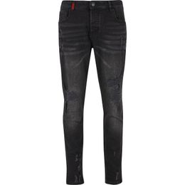 2Y Premium Herren 2Y Premium Bequeme Jeans &raquo;2Y Premium 2Y MIGUEL RIPPED SLIM FIT JEANS&laquo; 33, Normalgr&ouml;&szlig;en
