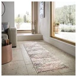 Teppich FLAIR RUGS "Drift Abstract, Glanzeffekt", multi, B:60cm H:7mm L:230cm, Polyester, Teppiche, Teppich, aus recyceltem Polyester, Wohnzimmer, Schlafzimmer, Esszimmer
