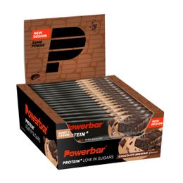 Power Bar Powerbar Protein Plus Low Sugar Bar Chocolate Brownie Box