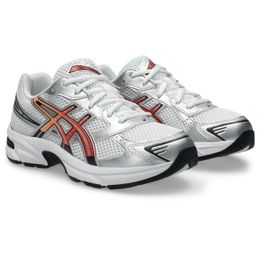 Sneaker asics SPORTSTYLE "GEL-1130 GS", M&auml;dchen, Gr. 38, wei&szlig;, rot snapper, Textil, Schuhe Sneaker