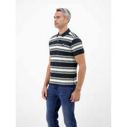 Lerros Herren Lerros Poloshirt &raquo;Gestreiftes Poloshirt aus 100% Baumwolle&laquo; 3XL