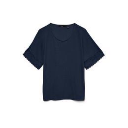 V&eacute;ro Moda Vero Moda T-Shirt 'VMGINA' Damen Gr&ouml;&szlig;e M navy