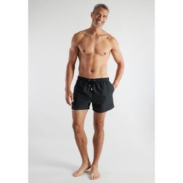 Bugatti Herren Bugatti Badeshorts basic, mit Kordelzug, bequem 7, N-Gr