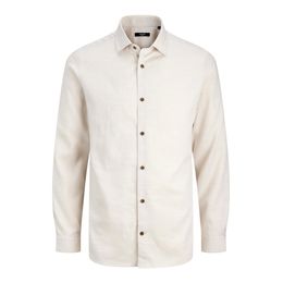 JACK & JONES Button Up Shirt 'JPRBLAParker' male size XXL Silver grey