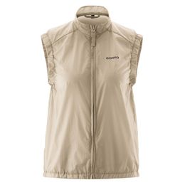 Gonso Damen Funktionsweste &raquo;Adventure Vest Wind W&laquo; Damen Weste, leichte und winddichte Fahrradweste mit R&uuml;ckentasche 40