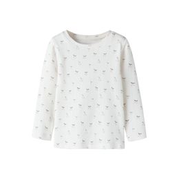 name it Shirt 'NMFFicherry' M&auml;dchen Gr&ouml;&szlig;e 122/128 oliv / ros&eacute; / wei&szlig;