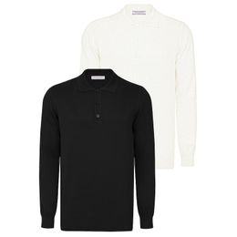 Felix Hardy Herren Polokragenpullover &raquo;Pullover mit Polo-Kragen 2er-Pack&laquo; XXL