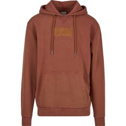 Karl Kani Herren Kapuzenpullover &raquo; Small Signature Box Washed Hoodie dark orange&laquo; 1 tlg. M