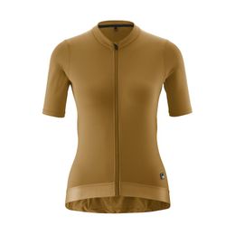 Gonso Damen Radtrikot &raquo;Road Jersey W&laquo; Damen Fahrradtrikot kurzarm, Full-Zip Trikot, R&uuml;ckentasche, Slim Fit 38