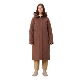Vaude Damen Vaude Wintermantel &raquo;WOMEN'S COREWAY COAT&laquo; mit Fleecef&uuml;tterung, mit Kapuze, wasserabweisend braun 46