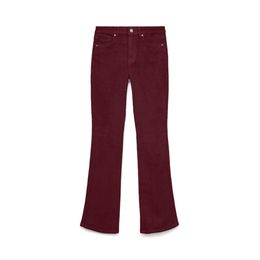 V&eacute;ro Moda VERO MODA Pants 'VMFLASH' female size 38 Wine red