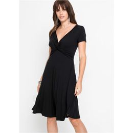 bonprix Damen bonprix Jerseykleid f&uuml;r warme Tage, aus Viskose und Elasthan, ausgestellte Passform 52/54 (XXL), N-Gr