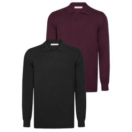 Felix Hardy Herren Polokragenpullover &raquo;Pullover mit Polo-Kragen 2er-Pack&laquo; M