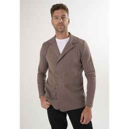 Felix Hardy Herren Strickjacke &raquo;Cardigan mit gekerbtem Kragen&laquo; XXL
