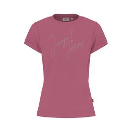 JOOP! Joop Jeans Damen T-Shirt &raquo;Tineta&laquo; mit appliziertem Logo in Glitzeroptik M