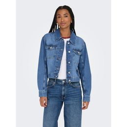 Only Damen Only Jeansjacke &raquo;ONLLUMI LS JACKET DNM PIM NOOS&laquo; blau XS