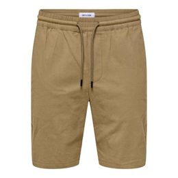 Only & Sons Only & Sons Herren ONLY & SONS Chinoshorts &raquo;ONSCAPRI SLIM SLUB CHINO SHORTS OTL&laquo; M, N-Gr