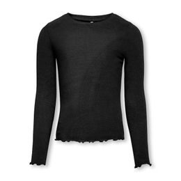 Kids Only M&auml;dchen KIDS Only Langarmshirt &raquo;KOGAMOUR L/S TOP JRS&laquo; schwarz 134/140