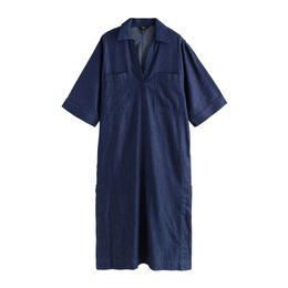 next Blusenkleid Damen Gr&ouml;&szlig;e 54 dunkelblau Sommerkleid