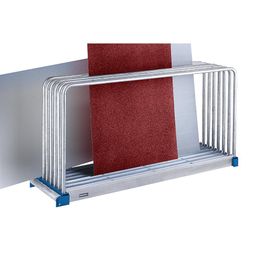 eurokraft pro Tafelregal, verzinkt, LxBxH 2030 x 800 x 1000 mm, 6 F&auml;cher, Fachlast 750 kg