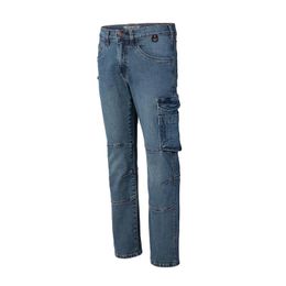 HERO by John Medoox Herren HERO by John Medoox Workerjeans &raquo;CALGARY Denim Basic Workwear Arbeits-Cargojeans&laquo; Arbeits-Cargojeans Denim / Jeansf&uuml;r 