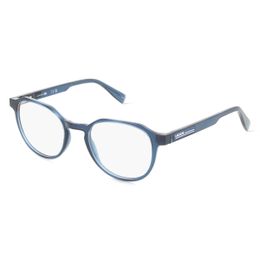 Lacoste L2980 Brille Unisex | Fassung: Vollrand, Eckig, Blau Transparent