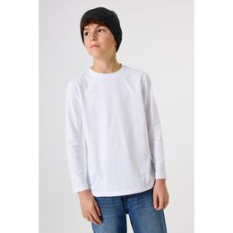 Garcia Jungen Langarmshirt for BOYS wei&szlig; 128/134