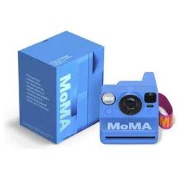 Polaroid Sofortbildkamera "Now Generation 3 MoMA Edition", blau, B:11,22cm H:9,6cm T:15,02cm, Fotokameras