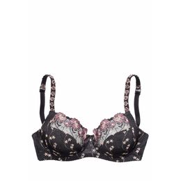 Nuance By Lascana BH Damen Gr&ouml;&szlig;e 110 elfenbein / puder / schwarz