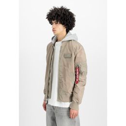 Alpha Industries Damen Bomberjacke &raquo;MA-1 TT Hood Light&laquo; beige XXL