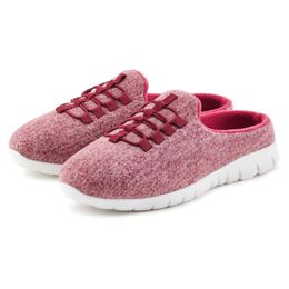 Vivance Dreams Damen Pantolette &raquo;Sneaker, Hausschuh,&laquo; Slipper, Pantoffel, Clog VEGAN lila 37