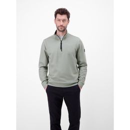 Lerros Herren Lerros Sweatshirt &raquo;Troyer in hochwertiger Sweatqualit&auml;t&laquo;, Hochwertige Qualit&auml;t f&uuml;r den Alltag, Regular Fit, Einfarbig L