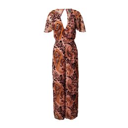 Nasty Gal Jumpsuit Damen Gr&ouml;&szlig;e XL braun / brombeer / orange / rosa