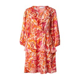 Vila Kleid 'VILISA' Damen Gr&ouml;&szlig;e 42 dunkelorange / magenta / altrosa / pastellpink Sommerkleid