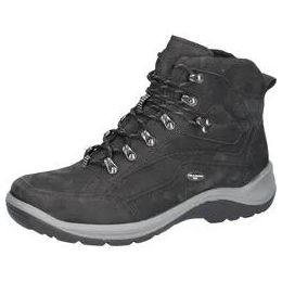Waldl&auml;ufer Schn&uuml;rboots WALDL&Auml;UFER "HAYO", Damen, Gr. 11,5 (46,5), schwarz, Nubukleder, Schuhe Schn&uuml;rboots, Outdoorboots, Stiefelette, Wanderschuh mit TEX-Membran, G-Weite
