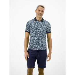 Lerros Herren Lerros Poloshirt &raquo;Poloshirt mit floralem All-over-Print, 2-Tone-Optik&laquo; 3XL